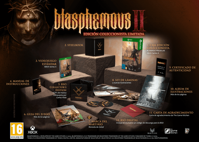 Reservar Blasphemous 2 Edición Coleccionista Limitada Xbox Series Coleccionista | xtralife