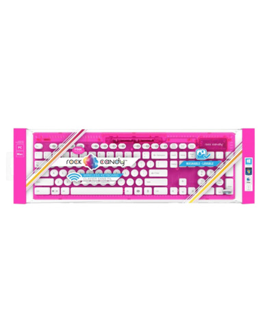 Comprar Teclado Rock Candy Rosa PC | xtralife