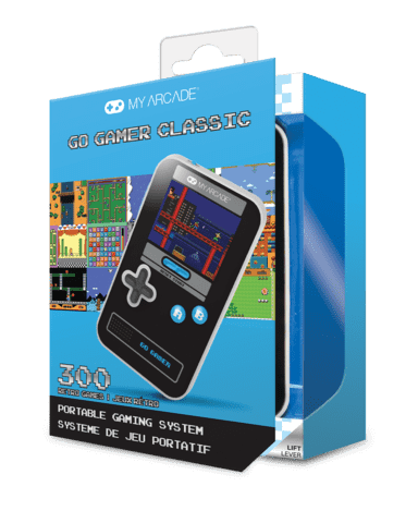 Comprar Consola Go Gamer Classic My Arcade Negra/Gris/Azul 300 juegos ...